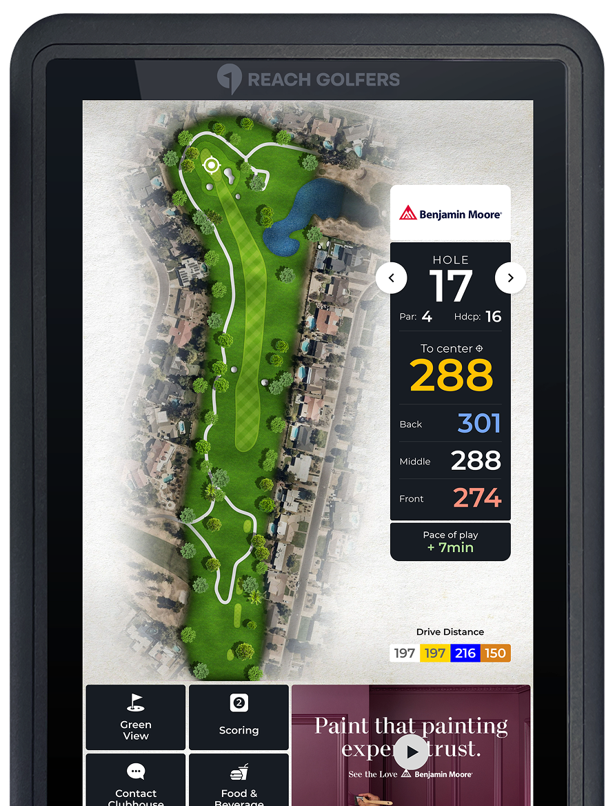 Golf Advertising | Reach Golfers GPS Screens